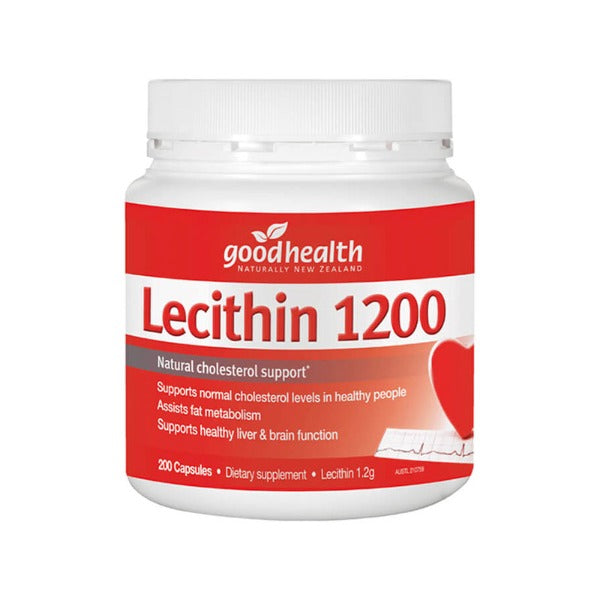 GOOD HEALTH LECITHIN 1200 200 CAPSULES – NZGIFT