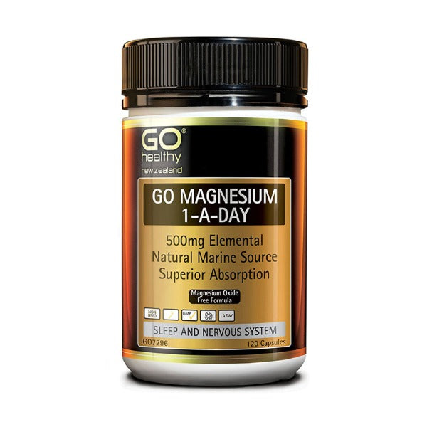 GO HEALTHY MAGNESIUM 1 A DAY 120 CAPSULES – NZGIFT