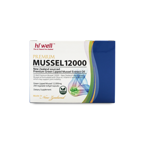 Hi Well Premium Mussel 12000 200 Softgel Capsules – NZGIFT